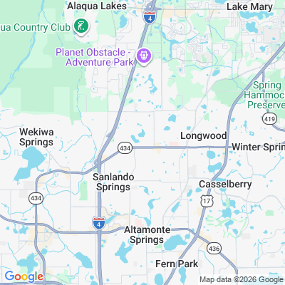 Map Of Longwood Florida