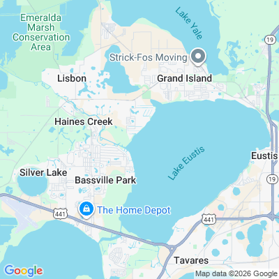 Eustis Florida City Map