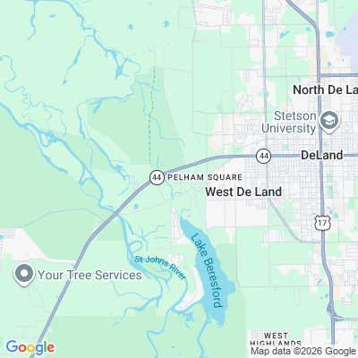 Deland Florida Map Map Of Volusia County In Florida Royalty Free