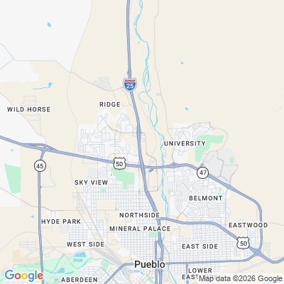 Google Maps Pueblo Colorado Around The Edge Of Colorado (segment 2 Of