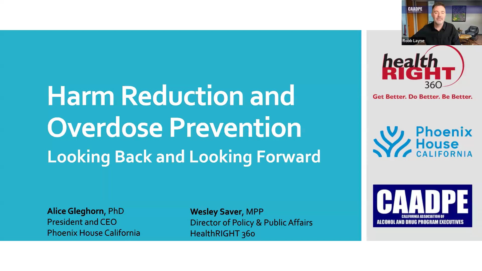 Harm Reduction and Overdose Prevention: Looking Back and Looking ...