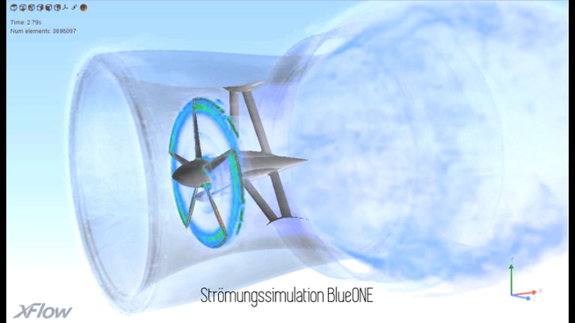 BLUE POWER auf GREEN ROCKET