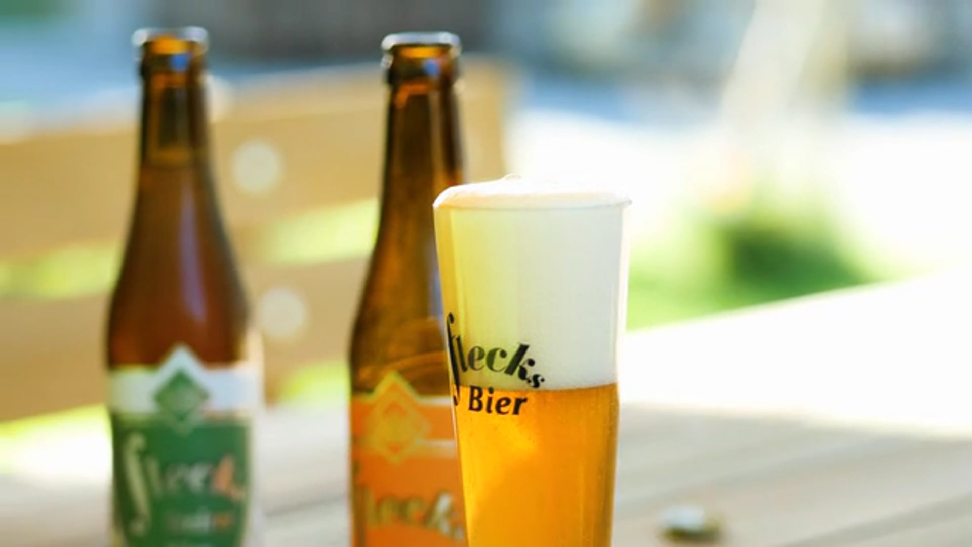 FLECKS Bier auf GREEN ROCKET