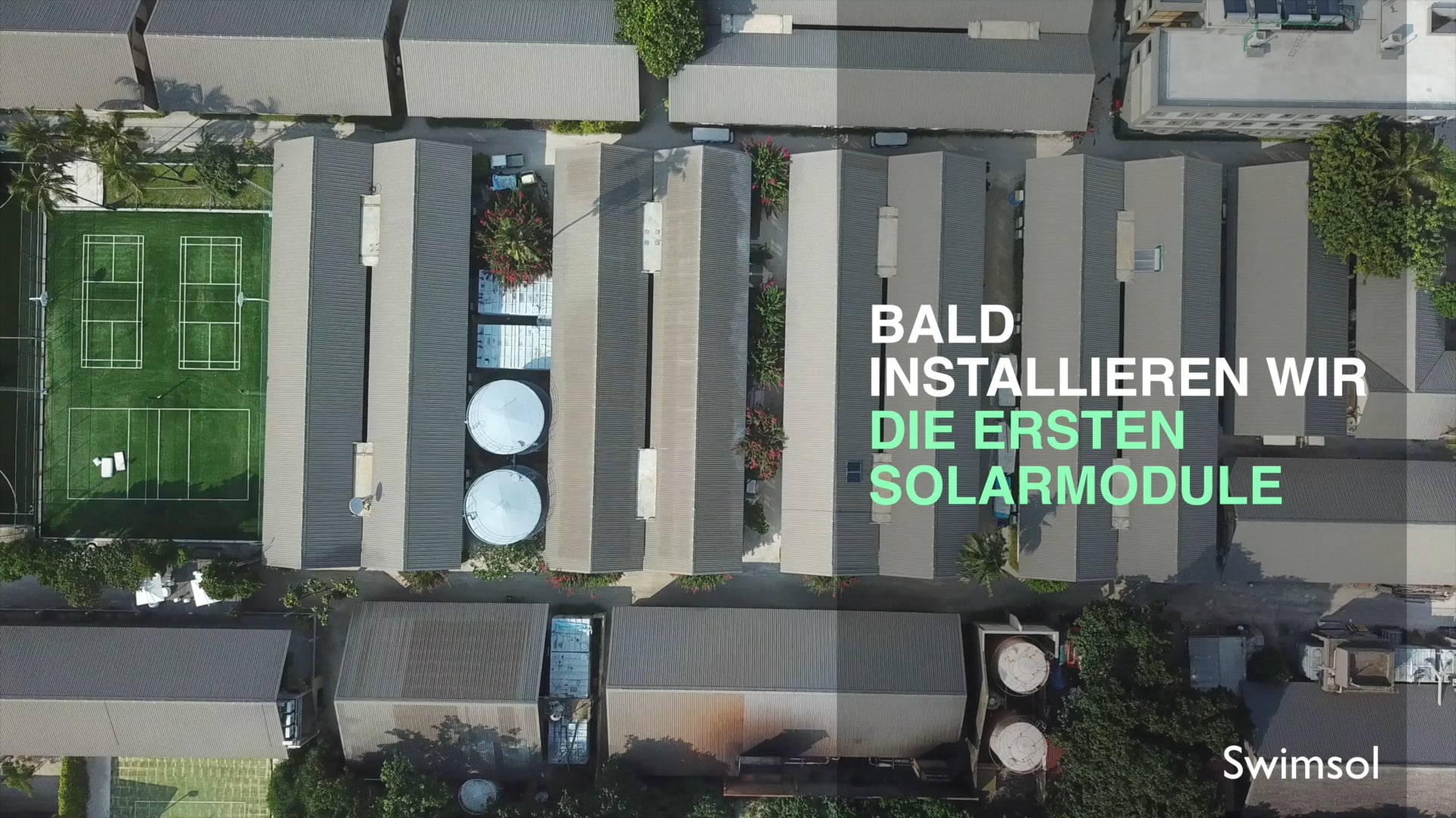 Swimsol mit Video-Botschaft von den Malediven