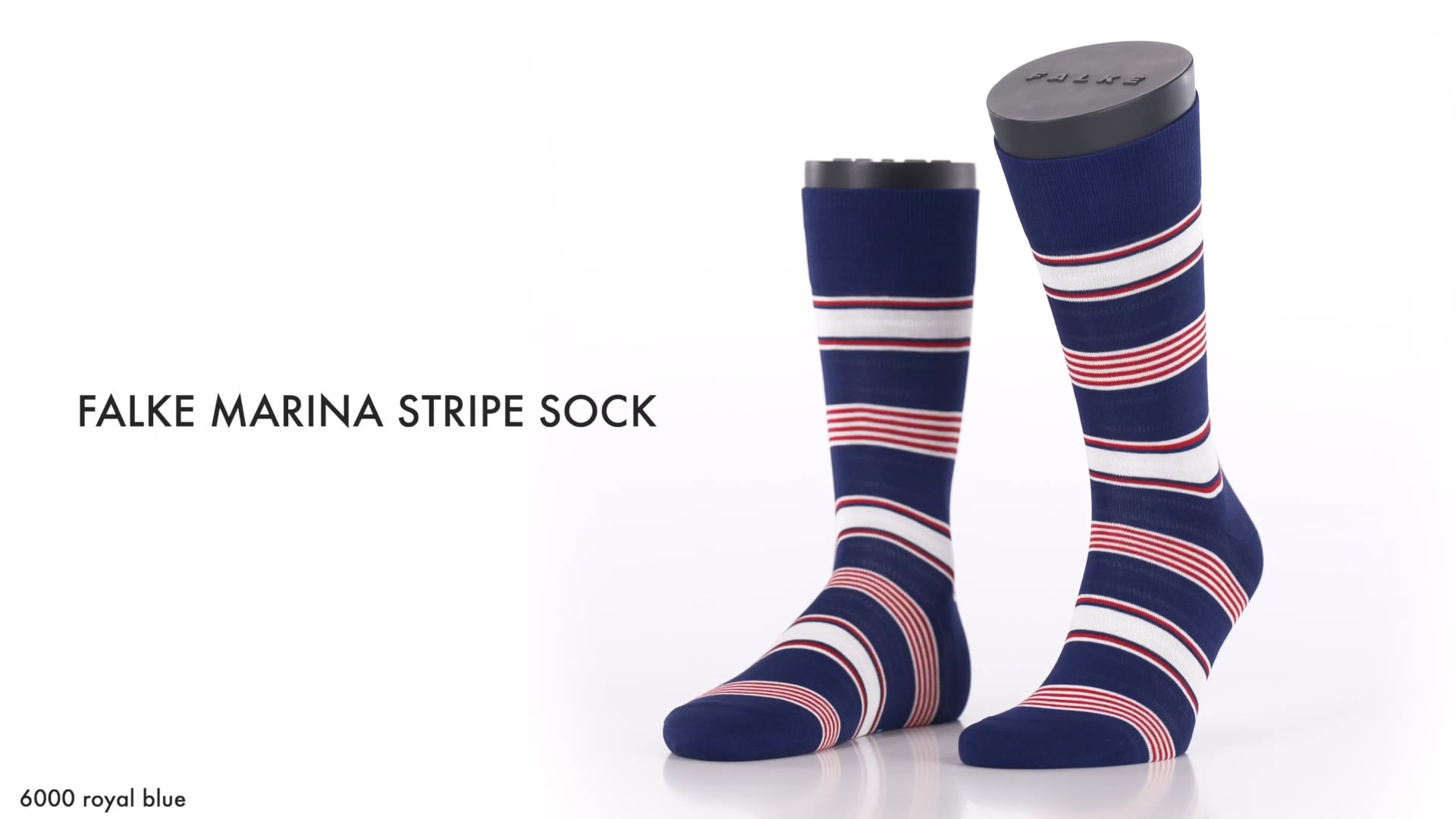 Marina Stripe Men Socks (White)
