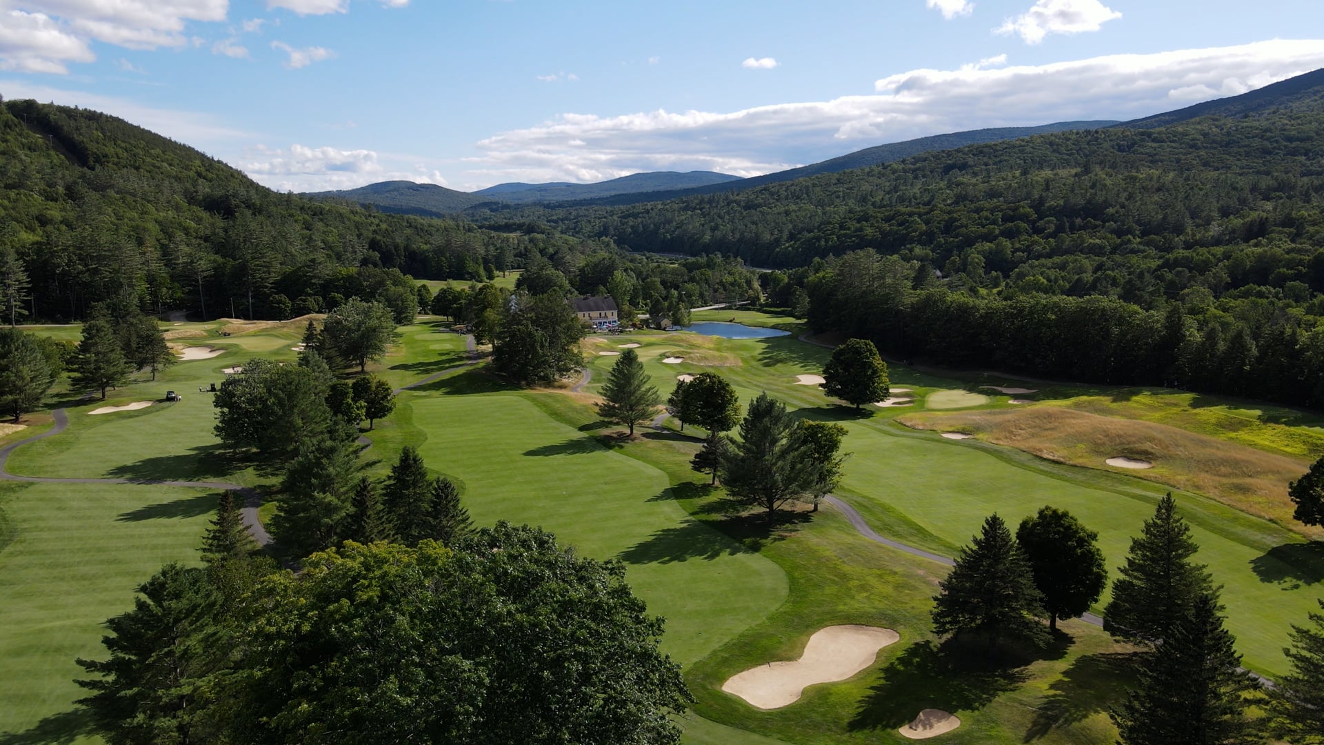 Mountain Golf Course Wallpaper