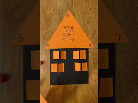 Fact Family Haunted House Template