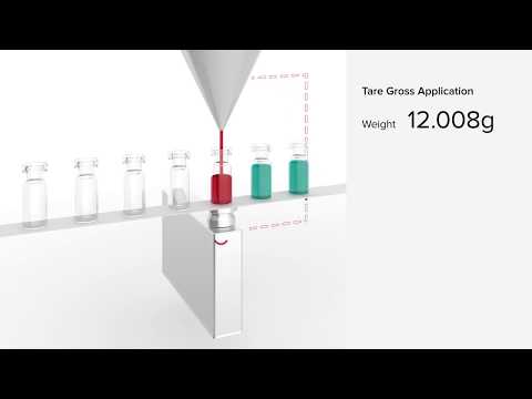 Weigh Cell Integration: Tare/gross weighing of vials | Wipotec