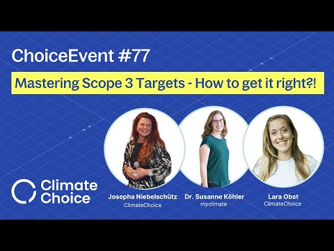 Mastering Scope 3 Targets - How to get it right?!